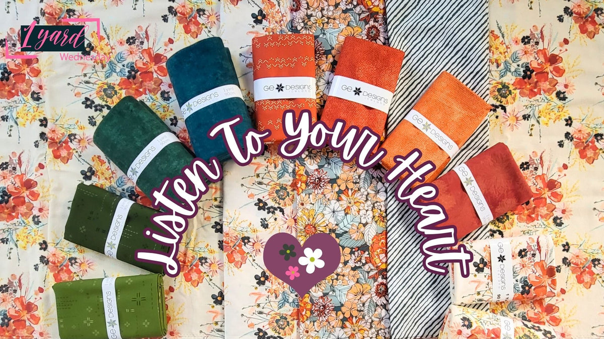 Wednesday, November 15th, 2023 One Yard Wednesday – GE Designs