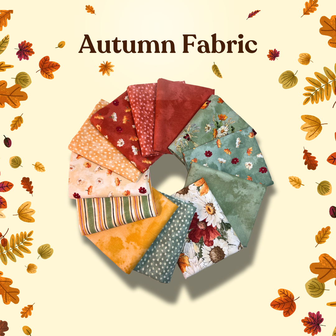 Fall/Autumn Themed Fabric By The Yard – GE Designs