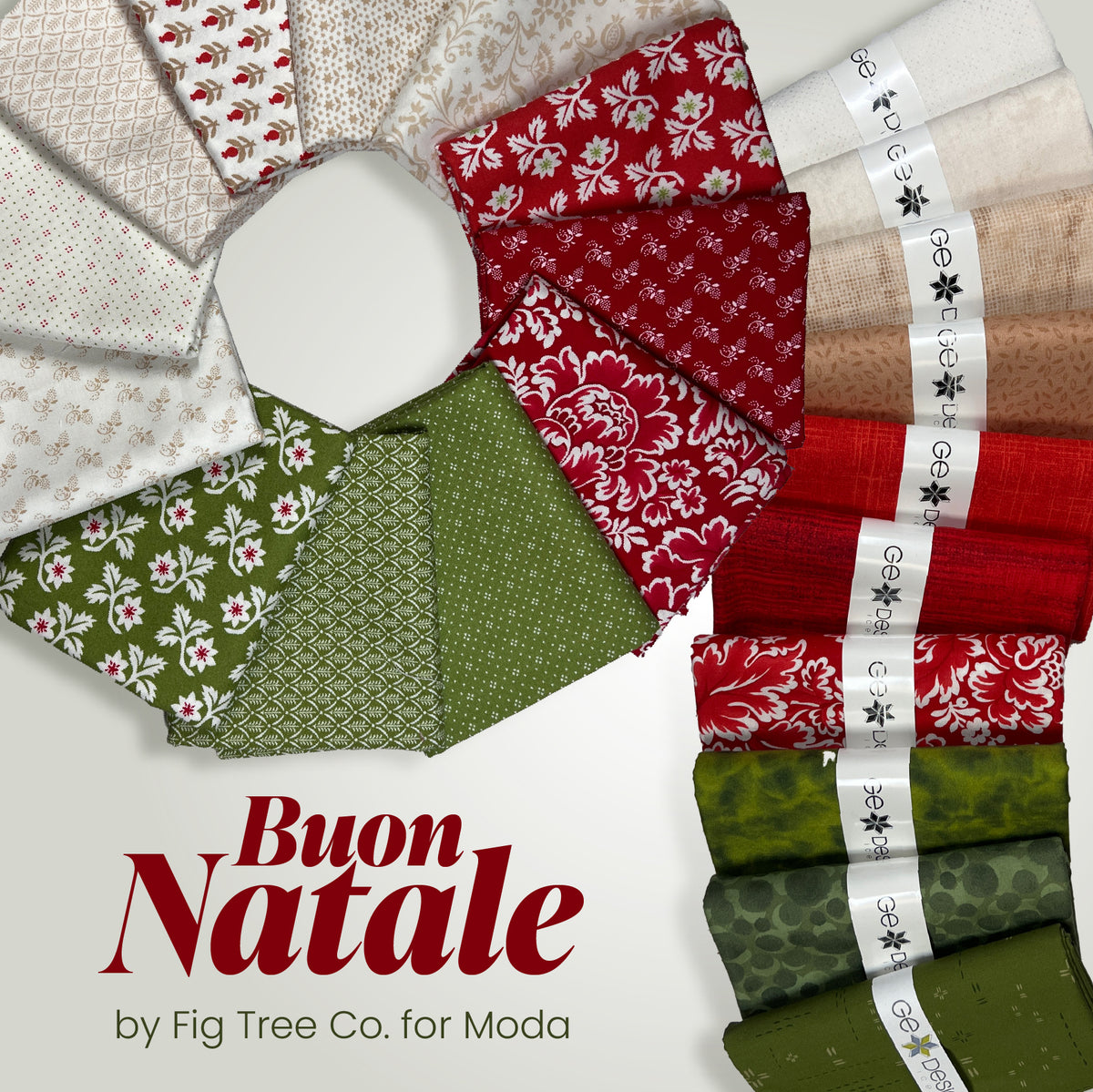 Buon Natale Half Yard Bundle – GE Designs