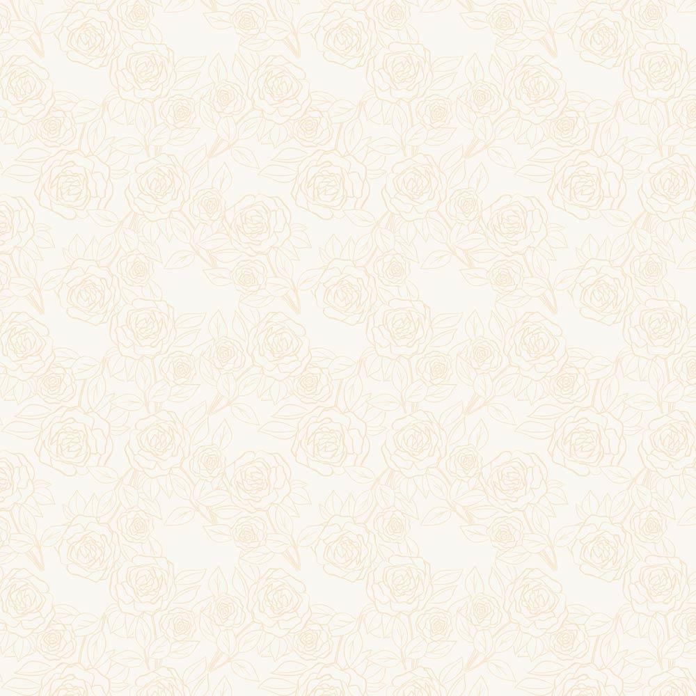 Andover Fabrics Color Me Pretty Rose Bloom Cream 108" Wide Backing Fab ...