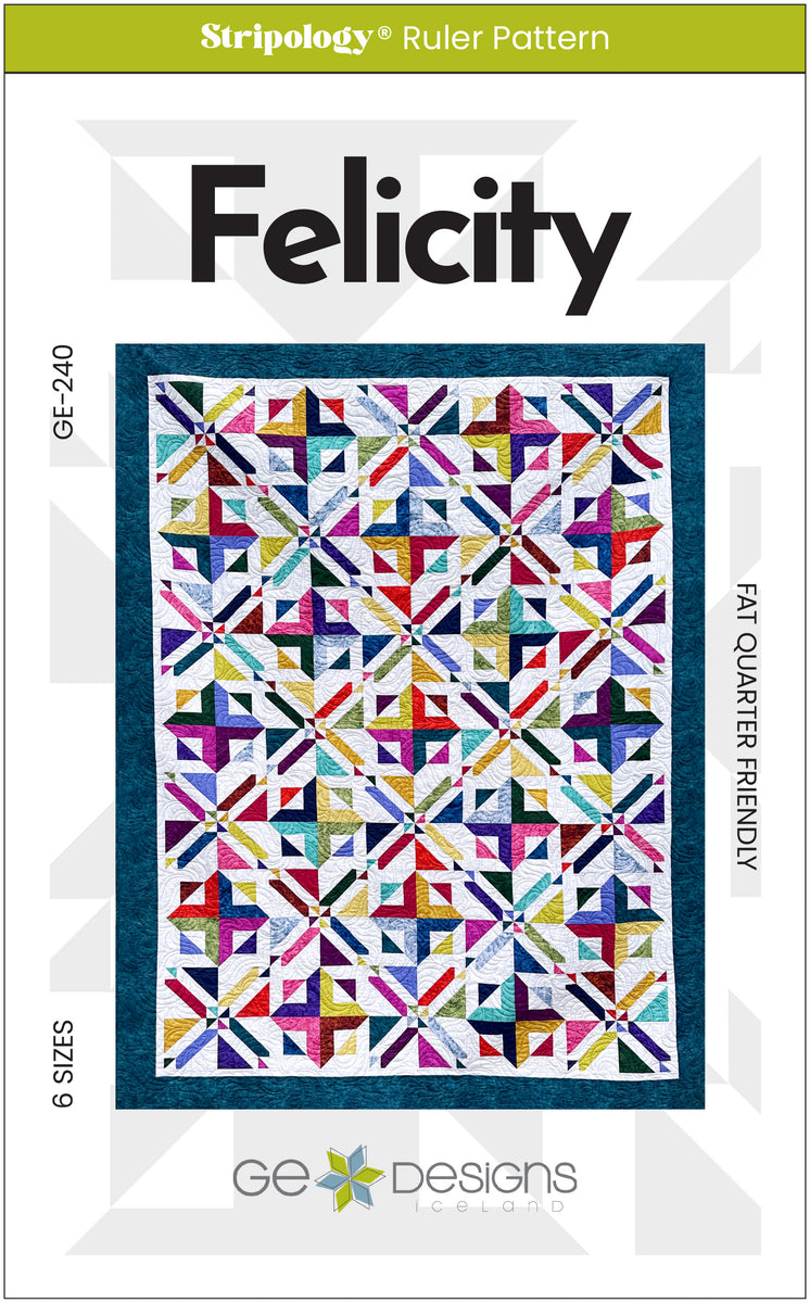 Felicity - 1/2 yard or Fat Quarter Pattern 240 – GE Designs