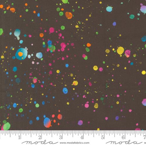 Moda Fabrics Gradients Euphoria Splatter Midnight 108" Wide Backing Fa ...