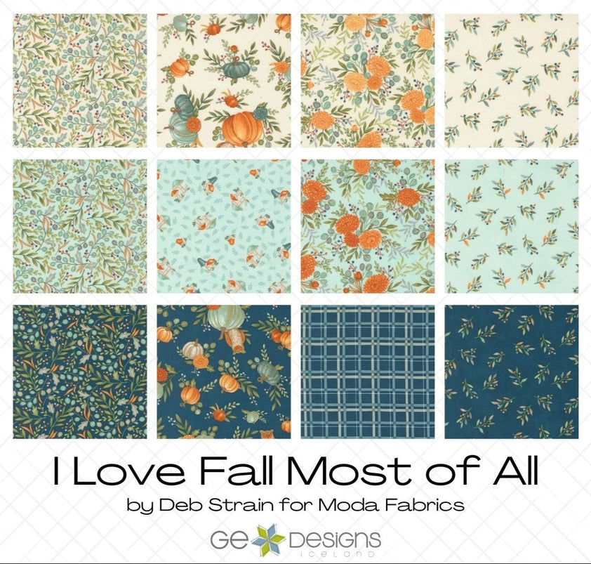I Love Fall Most of All Half Yard Bundle – GE Designs