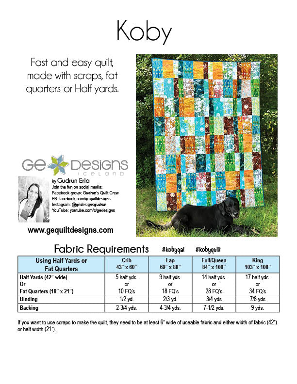 Koby - PDF Pattern and video – GE Designs