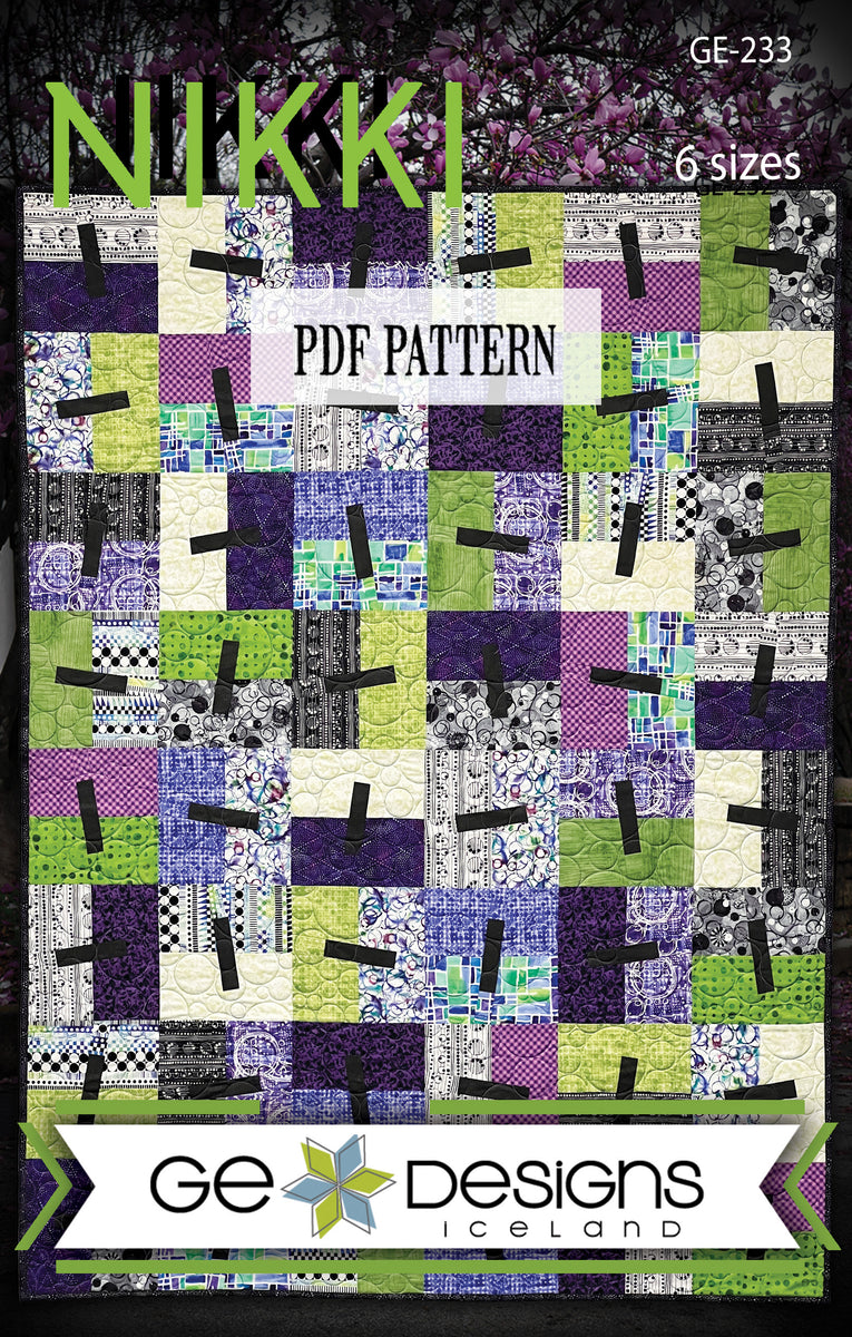Nikki - 10" Square PDF Pattern 233 – GE Designs