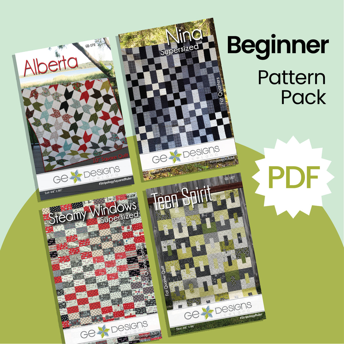 Beginner PDF Pattern Pack – GE Designs