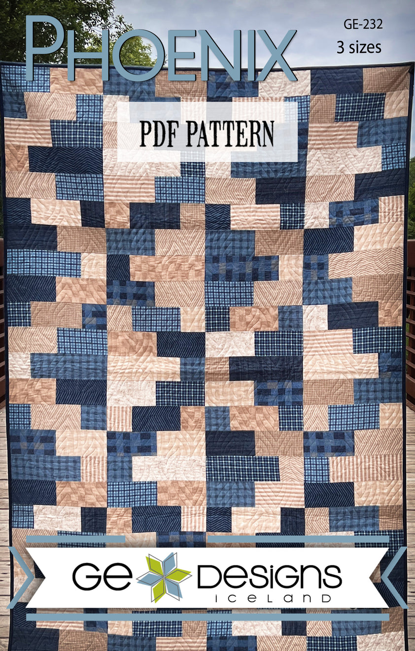 Phoenix - PDF Fat Quarter Pattern 1 232 – GE Designs
