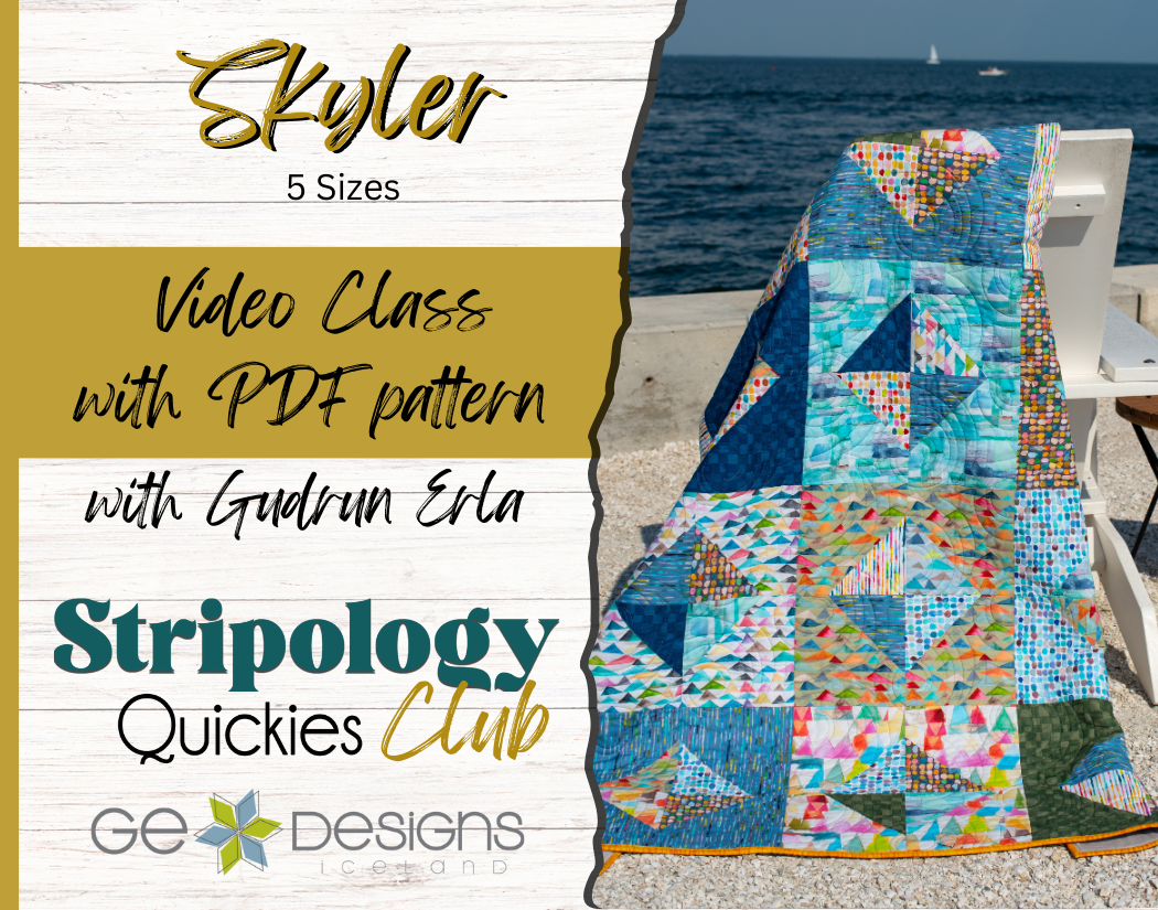 Skyler Video Class - Stripology Quickies Club – GE Designs
