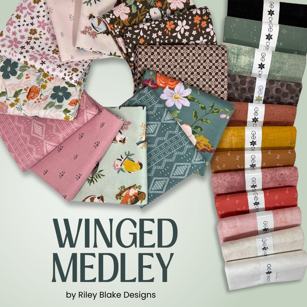 Winged Medley Half Yard Bundle – GE Designs