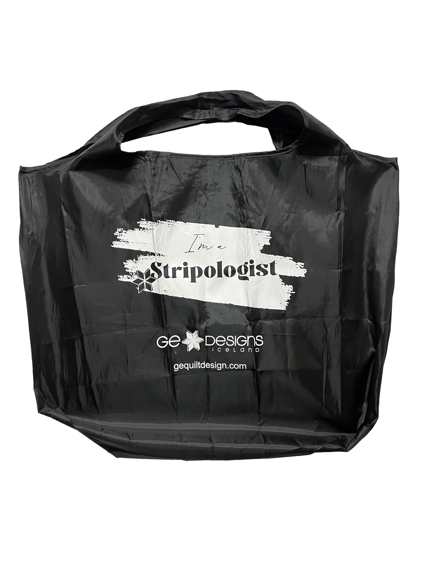 Stripology Tote Bag Black – GE Designs