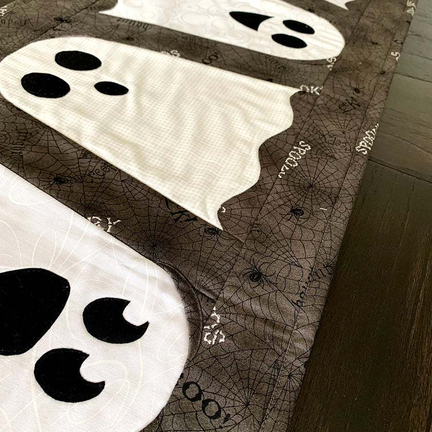 Boo To You Too Table runner - Pattern and Video Class – GE Designs