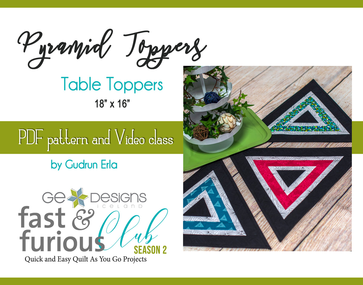 Pyramid Table Toppers - Pattern and Video Class – GE Designs