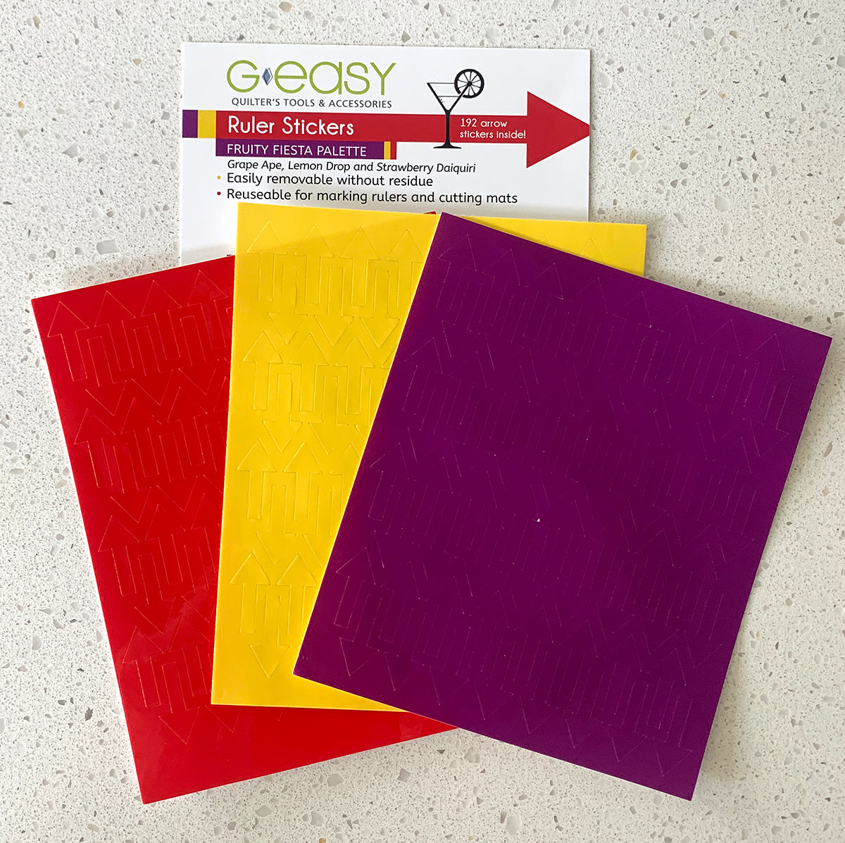 GEasy Ruler Stickers - Fruity Fiesta palette GE-1101 – GE Designs