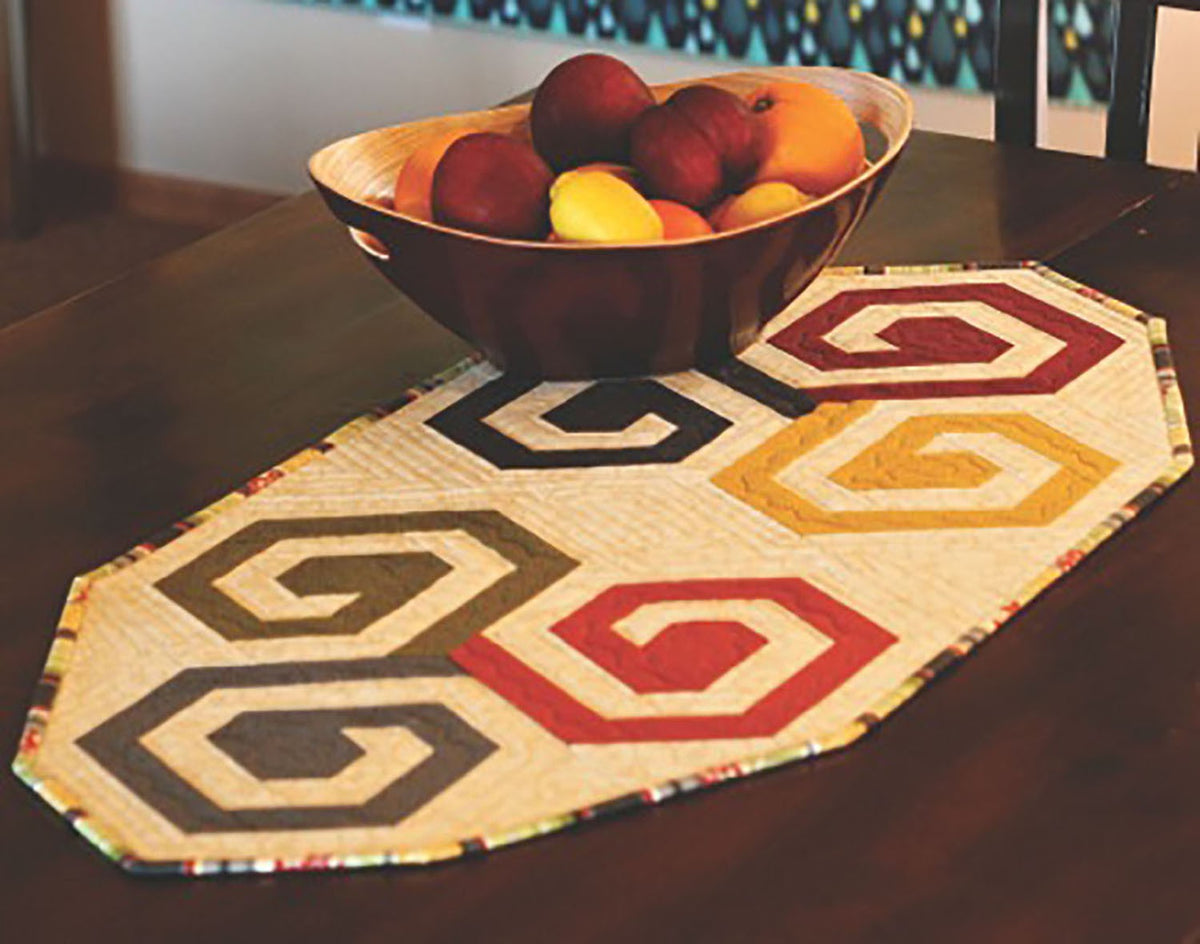 Tilt A Whirl - Table Runner pattern CLPGER002 – GE Designs
