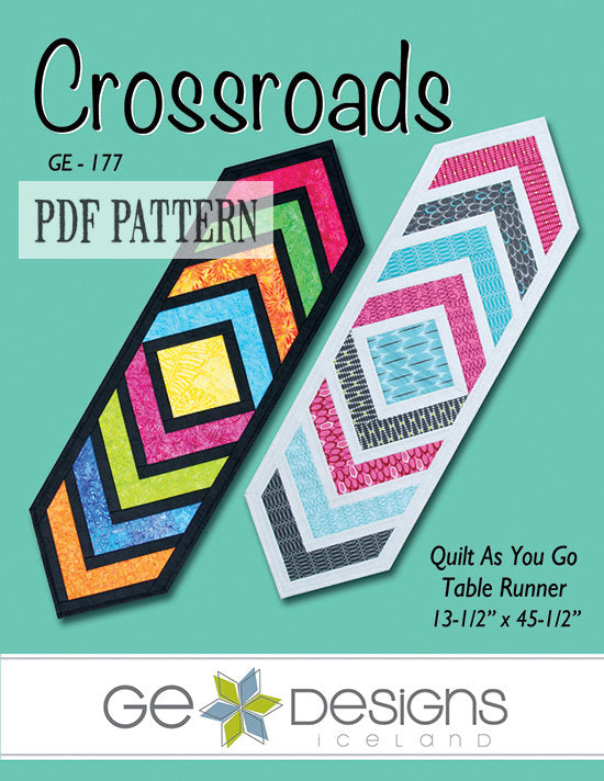 Crossroads Table Runner Pattern PDF 177 – GE Designs