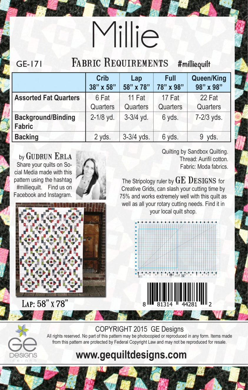 Millie Fat Quarter Pattern PDF 171 – GE Designs